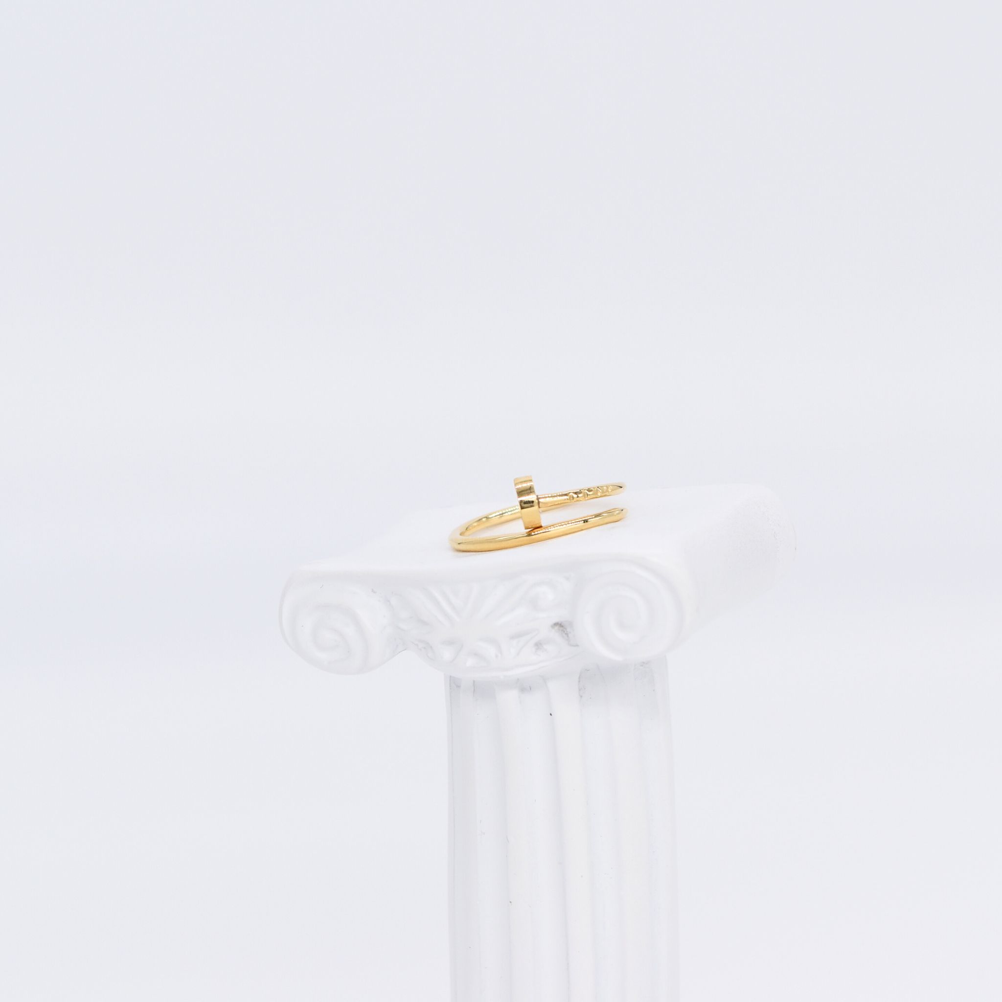 18K Slim Nail Ring - GD Jewels
