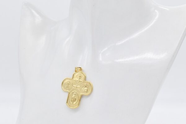 18K Yellow Gold 8‑Way Cross Pendant — Small / Medium - GD Jewels