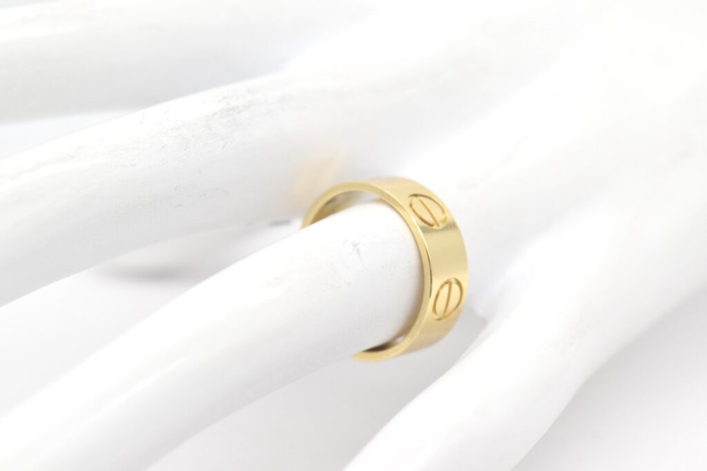 18K Gold Love Ring — 12.5 mm - GD Jewels